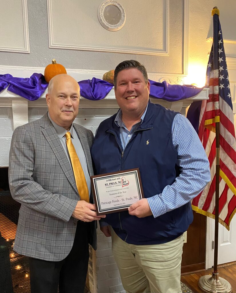 Chamber of Commerce Honors Prestage Foods - Prestage Foods